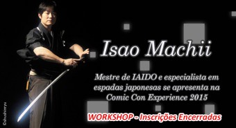 Isao Machii, mestre de Iaido, na Comic Con Experience 2015 | Fundação ...